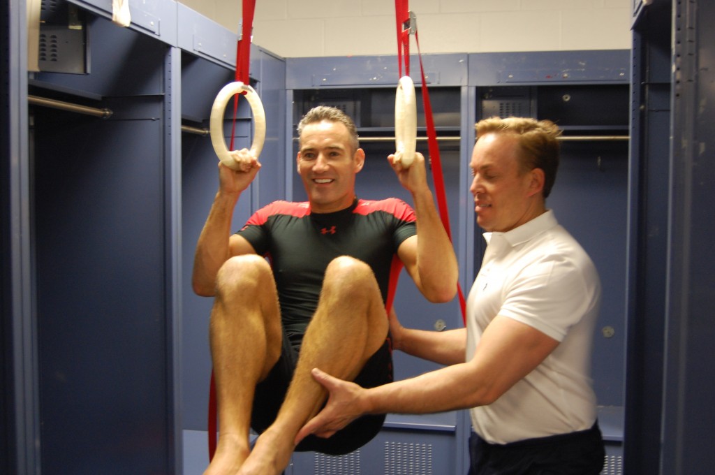 Rare Backstage Video Of Anthony Field Ab Training On A Flying Trapeze ...